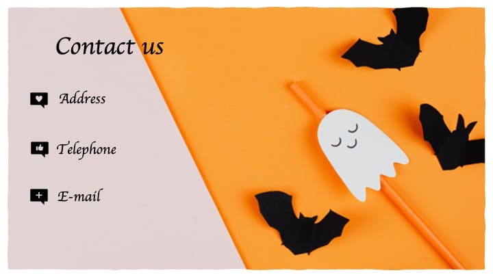 Free Orange Halloween Powerpoint Template | Master Bundles