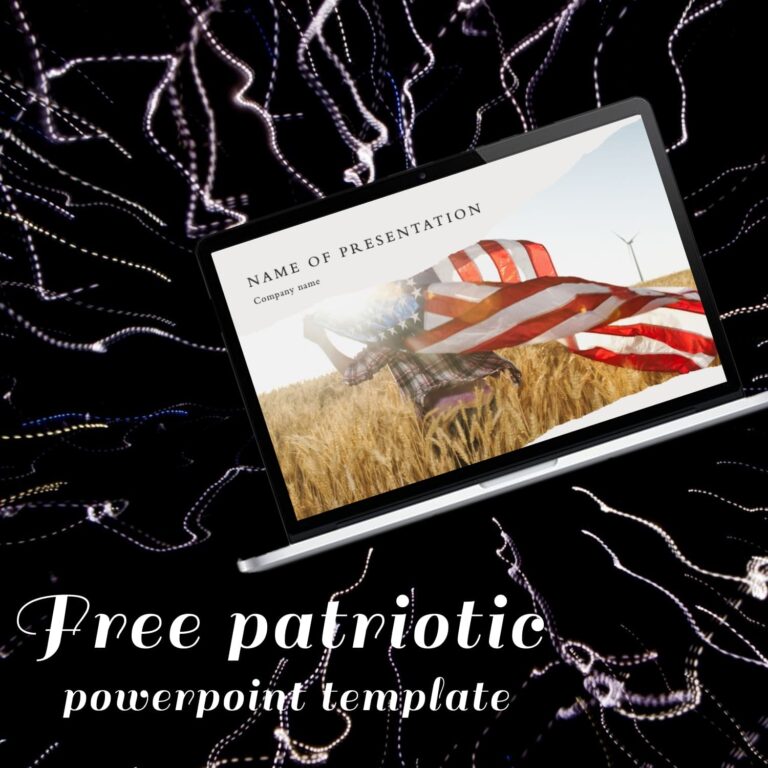 Free Patriotic PowerPoint Template | Master Bundles