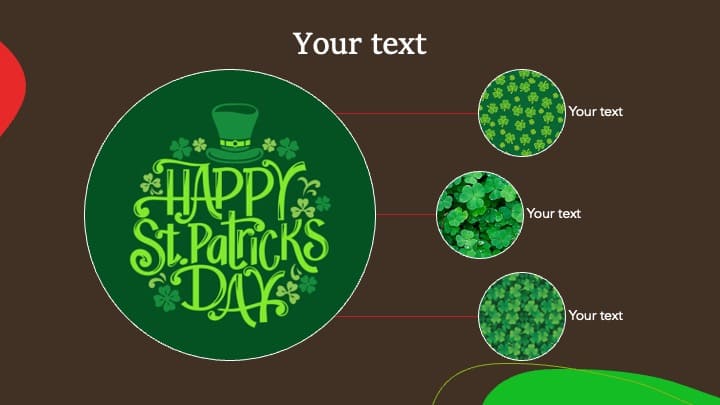 Free St Patrick's Day Powerpoint Template with Clover | Master Bundles