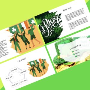 Free Green St Patrick's Day Powerpoint Template – MasterBundles