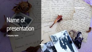 Clean Free In Loving Memory Powerpoint Template | Master Bundles