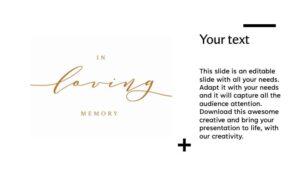 Clean Free In Loving Memory Powerpoint Template | Master Bundles