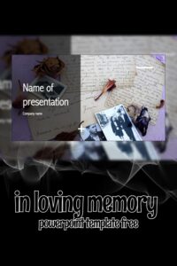 Clean Free In Loving Memory Powerpoint Template – MasterBundles