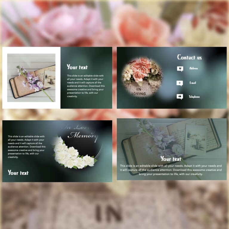 Free In Loving Memory Powerpoint Template – MasterBundles