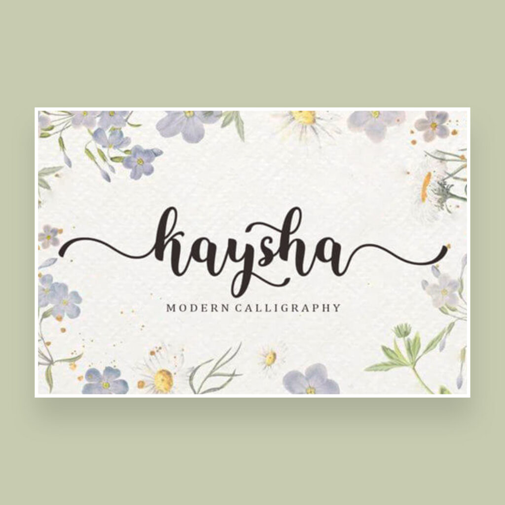 Kaysha Beautiful Enchanting Handwritten Font – MasterBundles