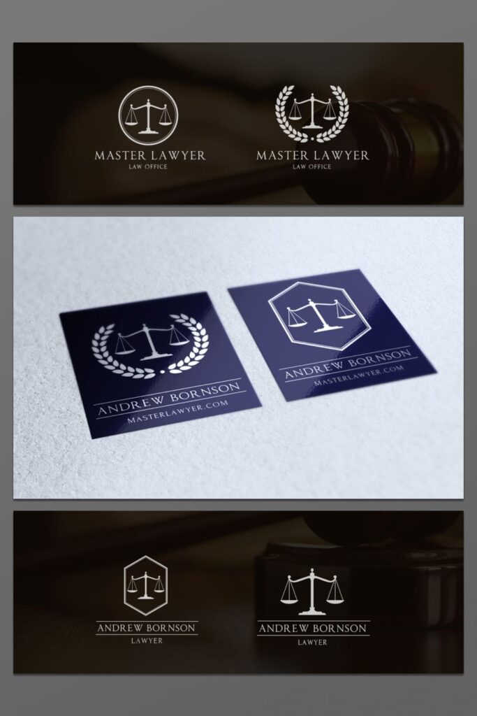 Law Firms Logo Design Template – MasterBundles