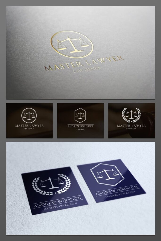 Law Firms Logo Design Template – MasterBundles