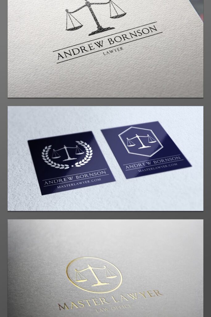Law Firms Logo Design Template – MasterBundles