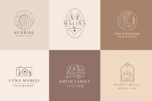 Line Logos CANVA & AI Templates – MasterBundles