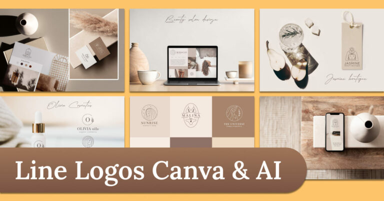 Line Logos CANVA & AI Templates – MasterBundles
