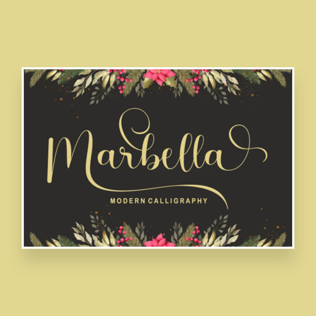 Marbella Incredibly Unique Handwritten Font – MasterBundles