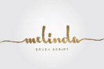 Melinda Unique And Modern Brush Font – MasterBundles