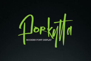 Porkytta Quirky And Asymmetrical Handwritten Font – MasterBundles
