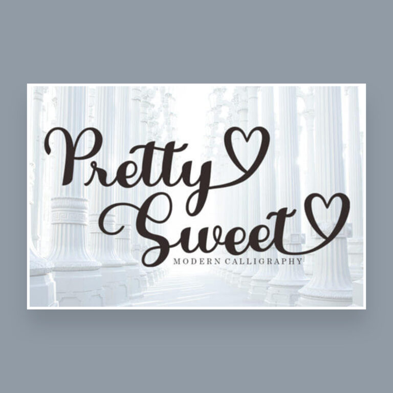 Pretty Sweet Romantic And Sweet Calligraphy Font – MasterBundles