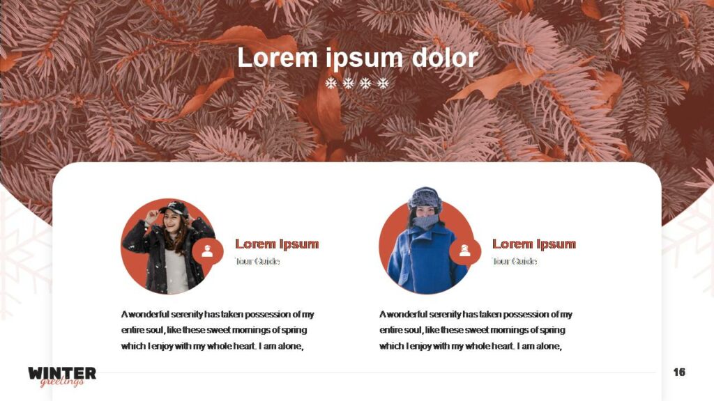 Winter Holidays Presentation Bundle | Master Bundles