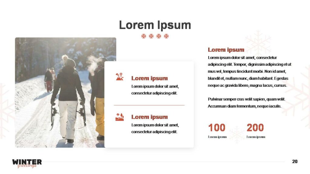 Winter Holidays Presentation Bundle | Master Bundles