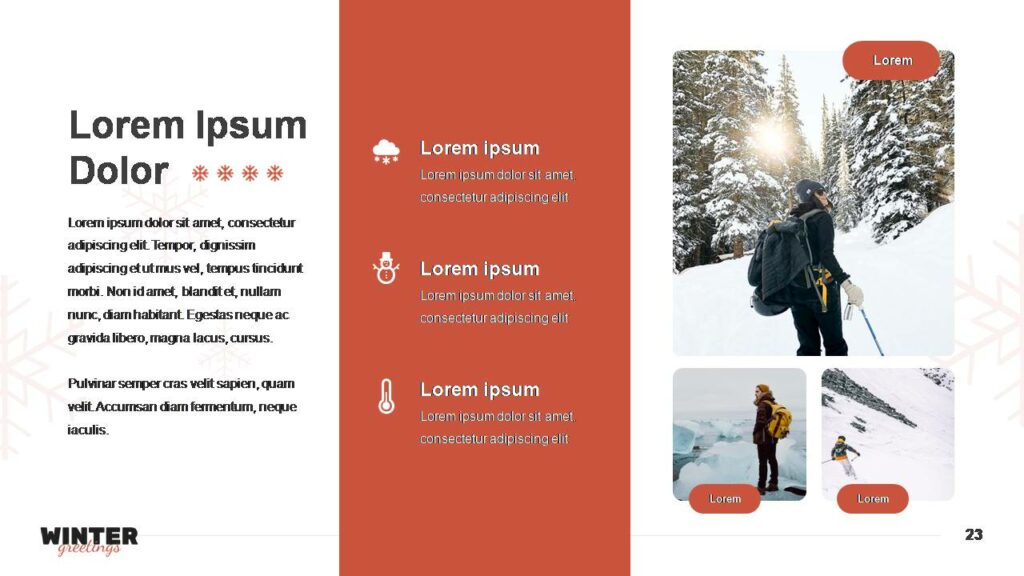 Winter Holidays Presentation Bundle | Master Bundles