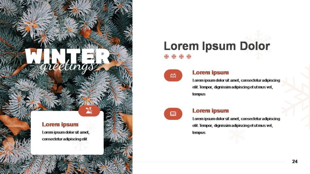 Winter Holidays Presentation Bundle | Master Bundles