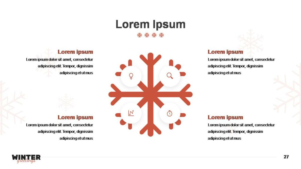 Winter Holidays Presentation Bundle | Master Bundles