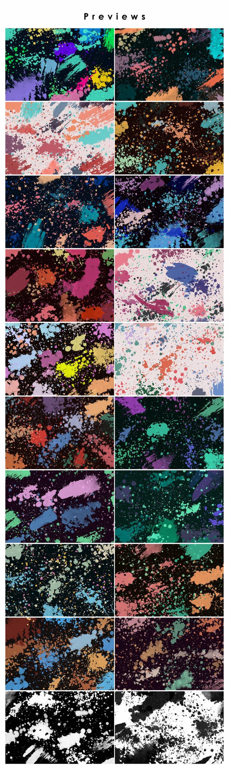 Splatter Backgrounds – MasterBundles
