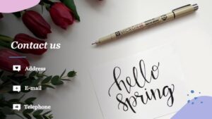 Spring Flowers Powerpoint Template Free | Master Bundles
