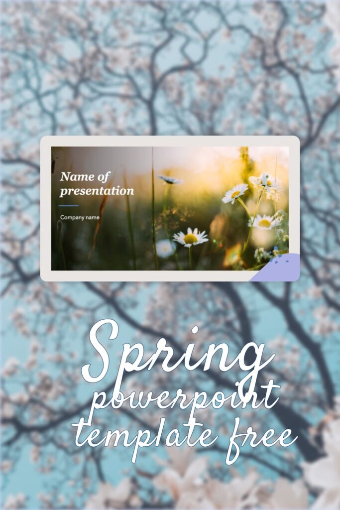 Spring Flowers Powerpoint Template Free – MasterBundles