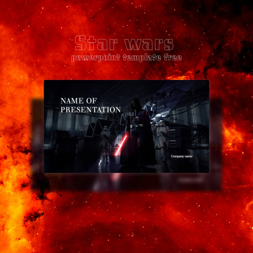 Bright Star Wars Powerpoint Template Free – MasterBundles
