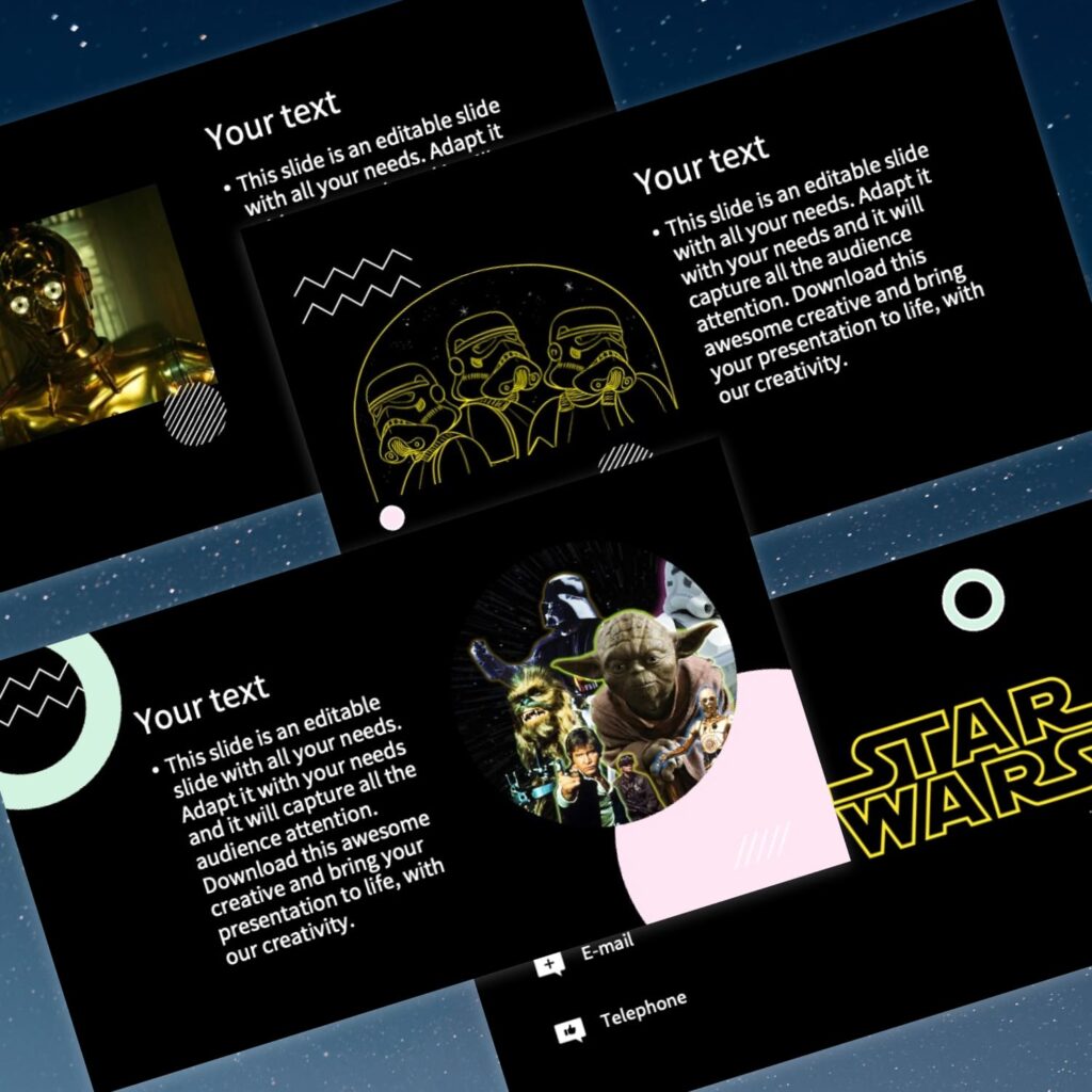 Free Modern Star Wars Powerpoint Template – MasterBundles