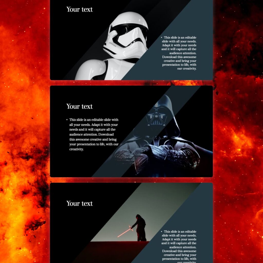 Bright Star Wars Powerpoint Template Free – MasterBundles