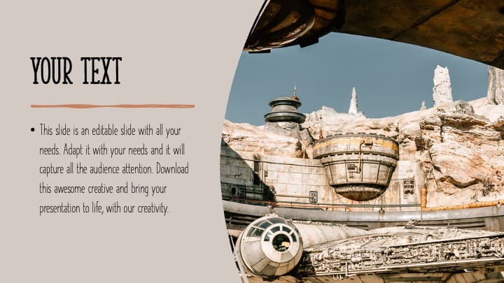 Stylish Star Wars Powerpoint Template Free | Master Bundles