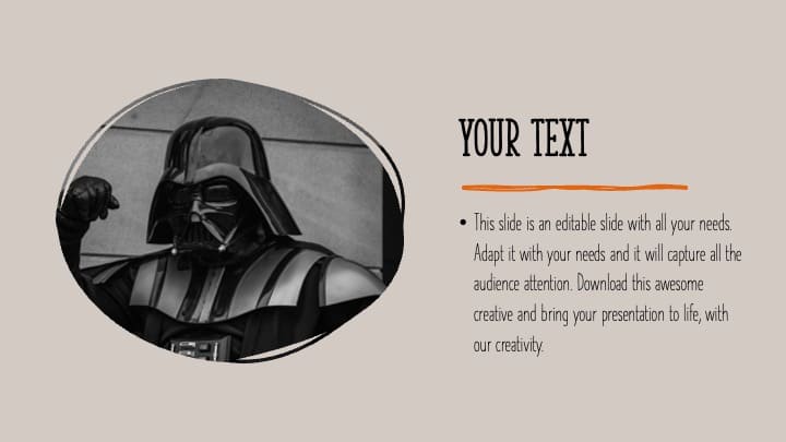 Stylish Star Wars Powerpoint Template Free | Master Bundles