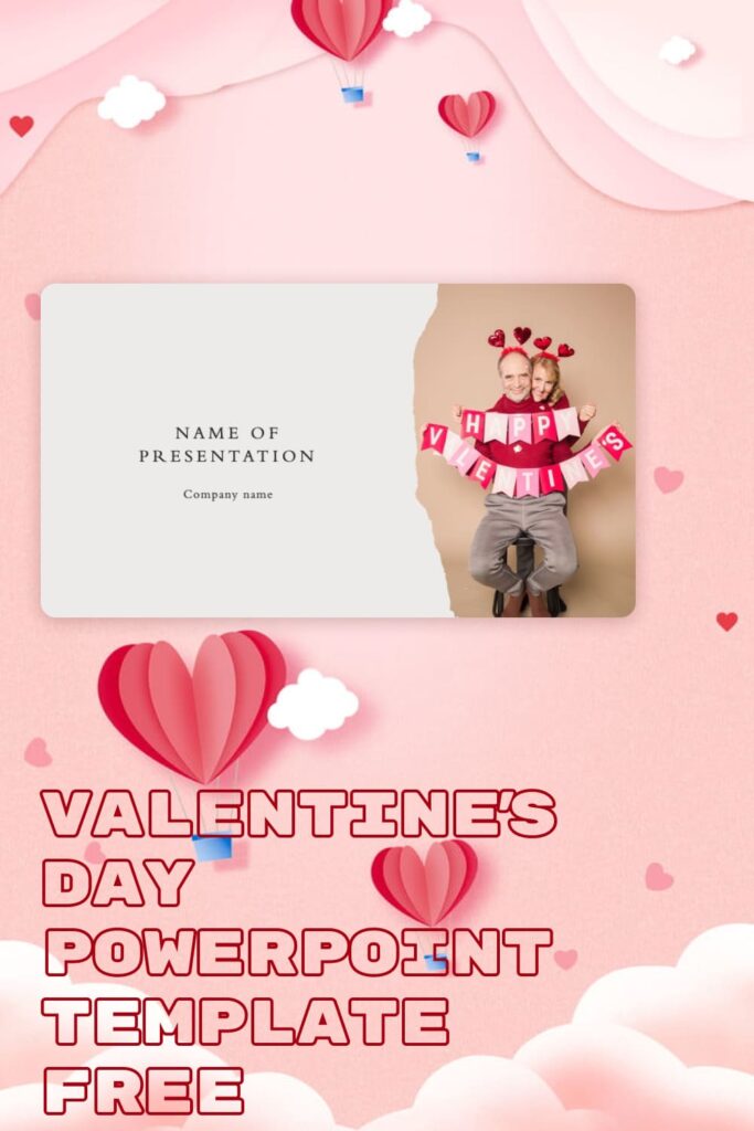 Pink Valentine's Day Powerpoint Template Free – MasterBundles
