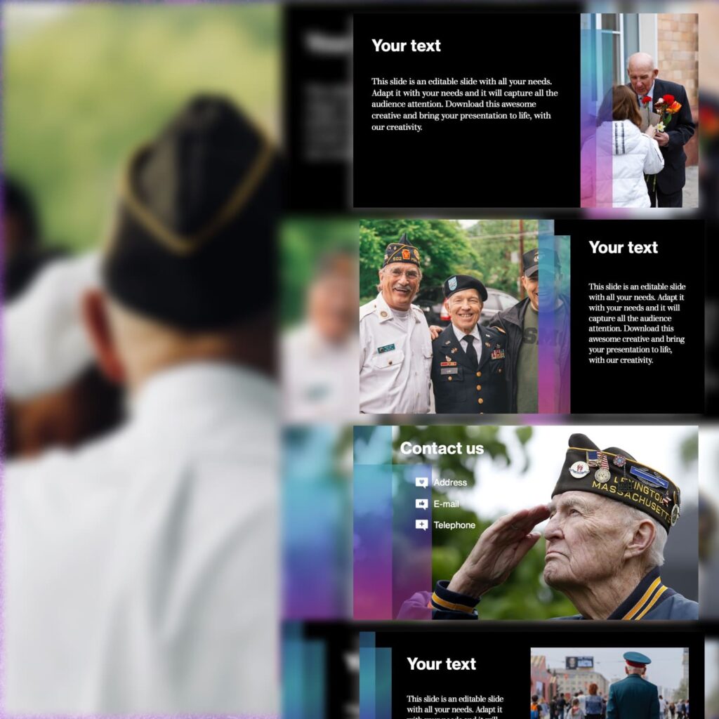 Clean Veterans Day Powerpoint Template Free – MasterBundles