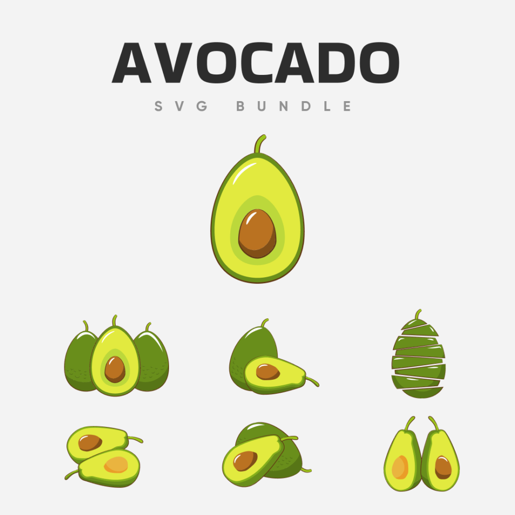 Avocado SVG Bundle – MasterBundles