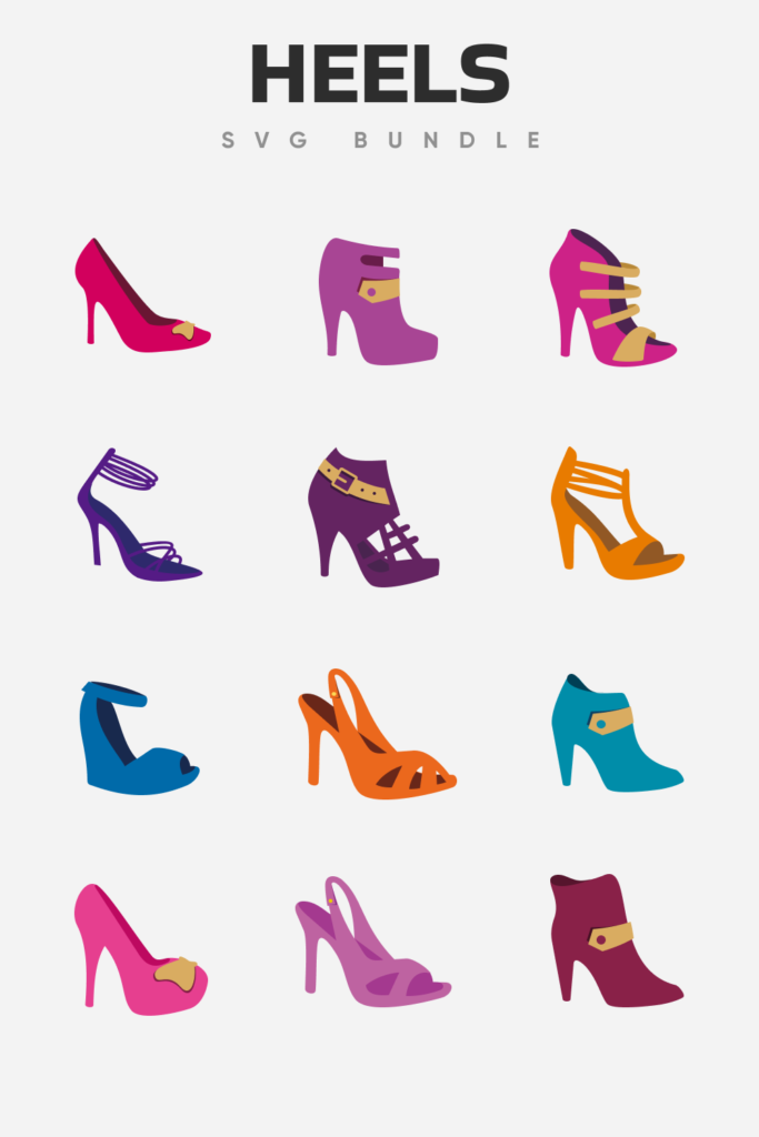 Heels SVG Bundle: 12 Designs – MasterBundles