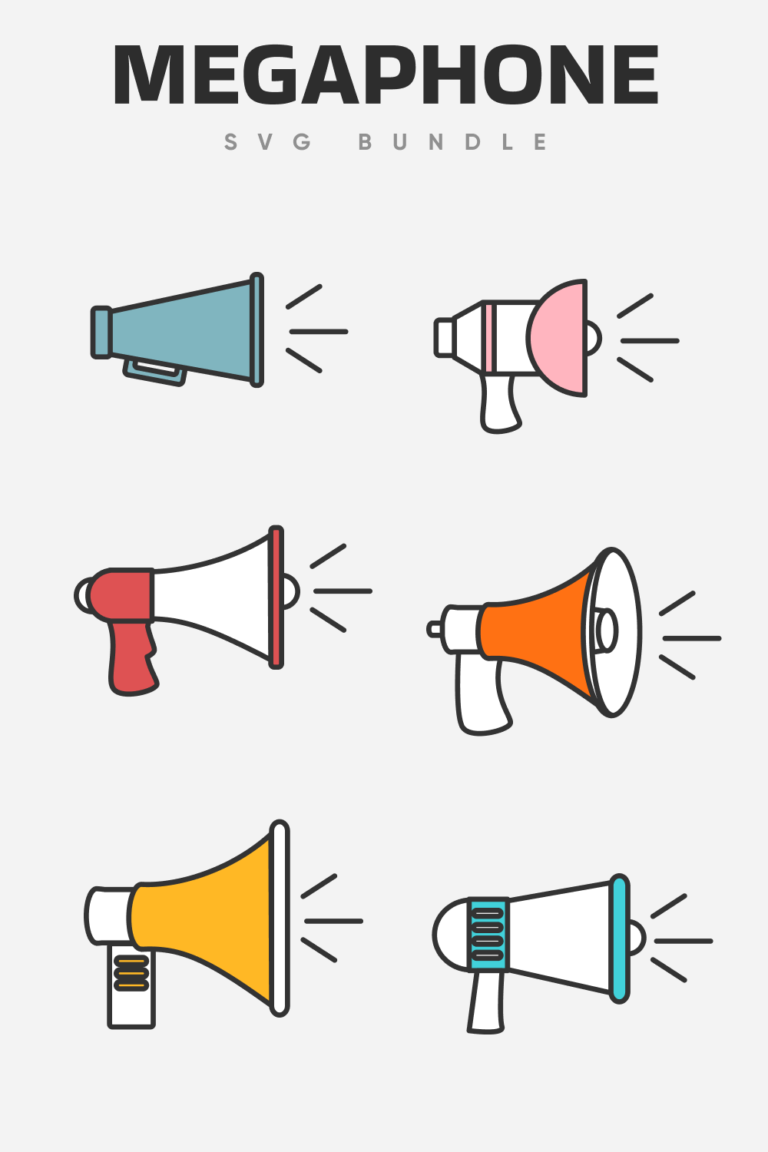 Megaphone SVG Bundle – MasterBundles