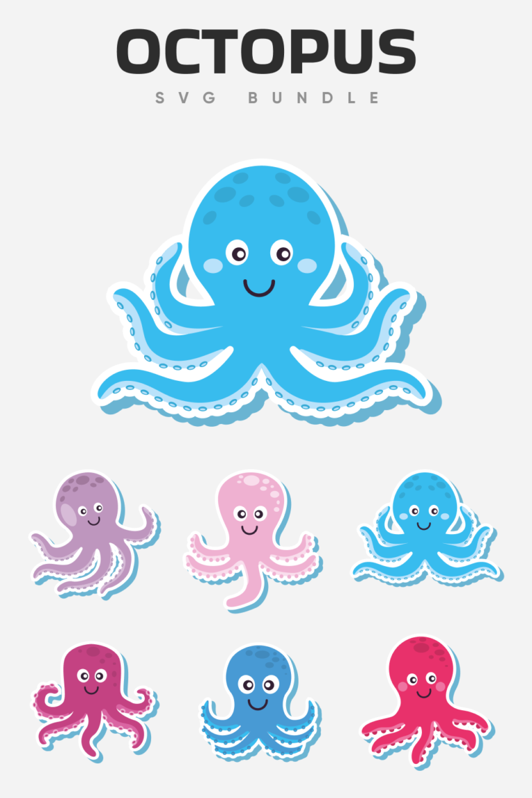Octopus SVG Bundle – MasterBundles