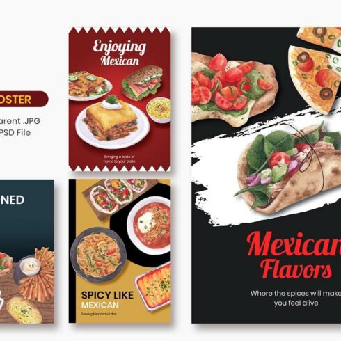 Mexican Food Watercolor | Master Bundles
