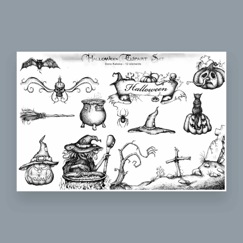 Halloween Clipart Set – MasterBundles