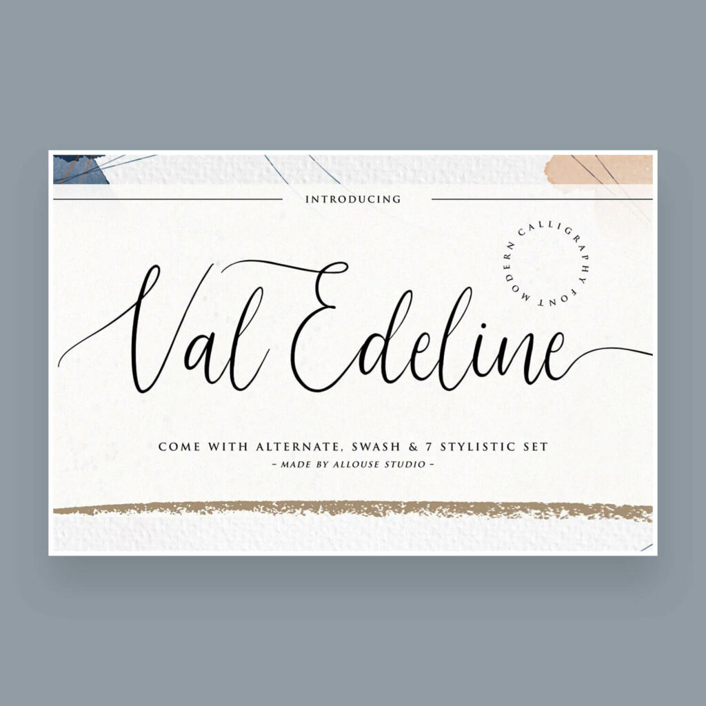 Val Edeline Font – MasterBundles