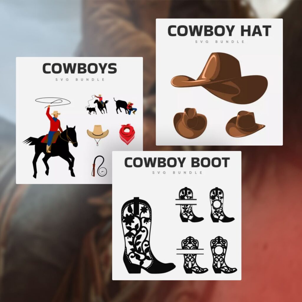 Cowboys SVG Files with Discount: 26 Designs – MasterBundles