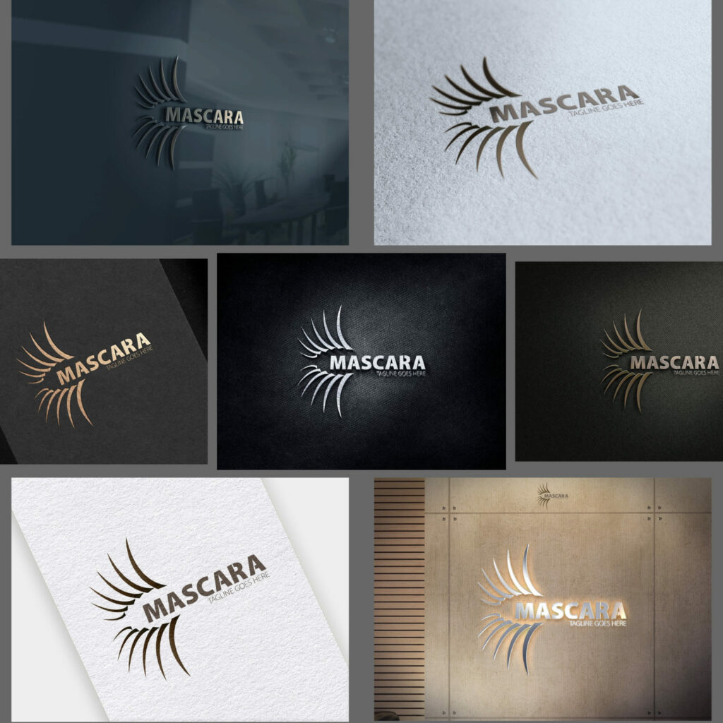 Eye Mascara Logo – MasterBundles