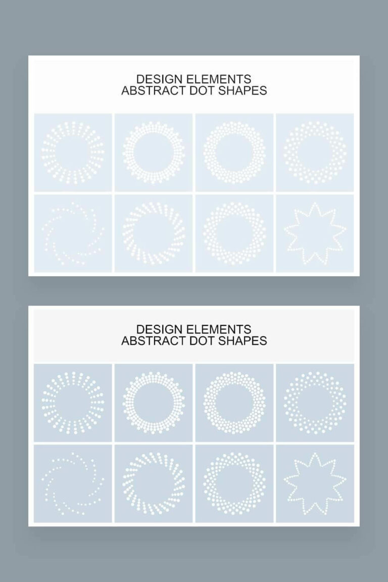 Dotted Design Elements – MasterBundles