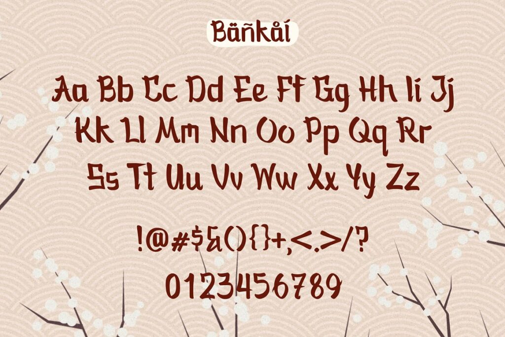 Bankai Handdrawn Japanese Font – MasterBundles