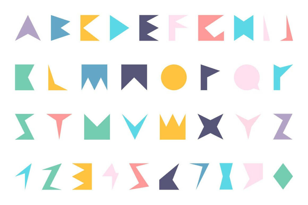 Children Colored Alphabet. – MasterBundles