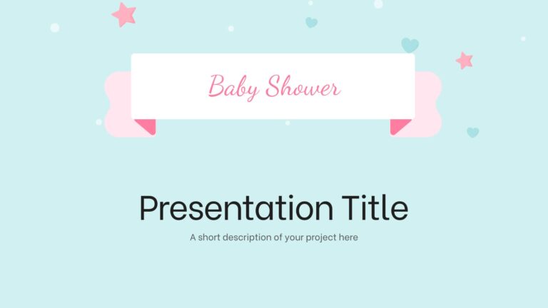 Nice Baby Shower Powerpoint Template Free – MasterBundles
