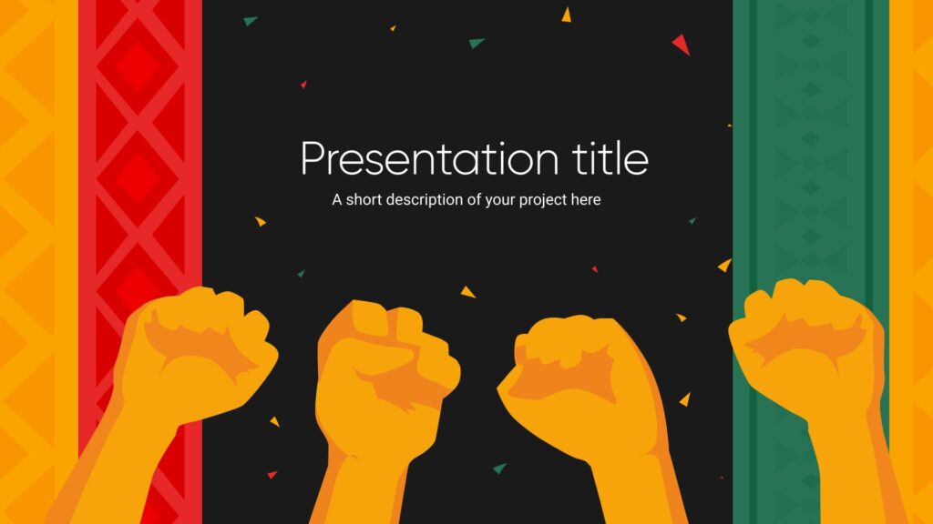 Juneteenth Powerpoint Template Free – MasterBundles