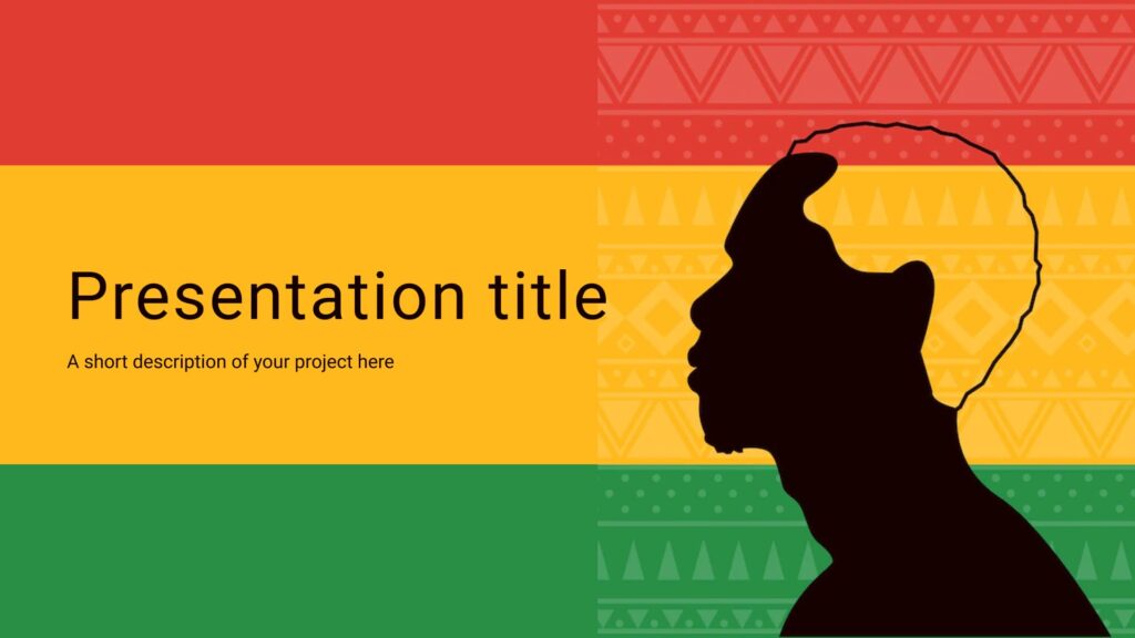 Black History Colorfull Powerpoint Template Free – MasterBundles
