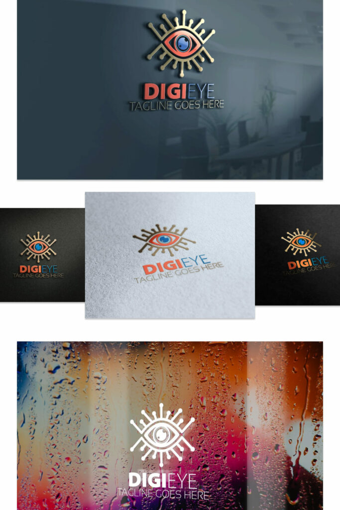 Digital Eye Logo – MasterBundles