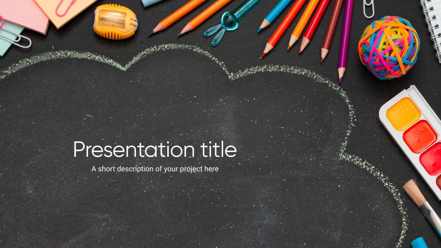 Free Dark Back To School Powerpoint Template – MasterBundles